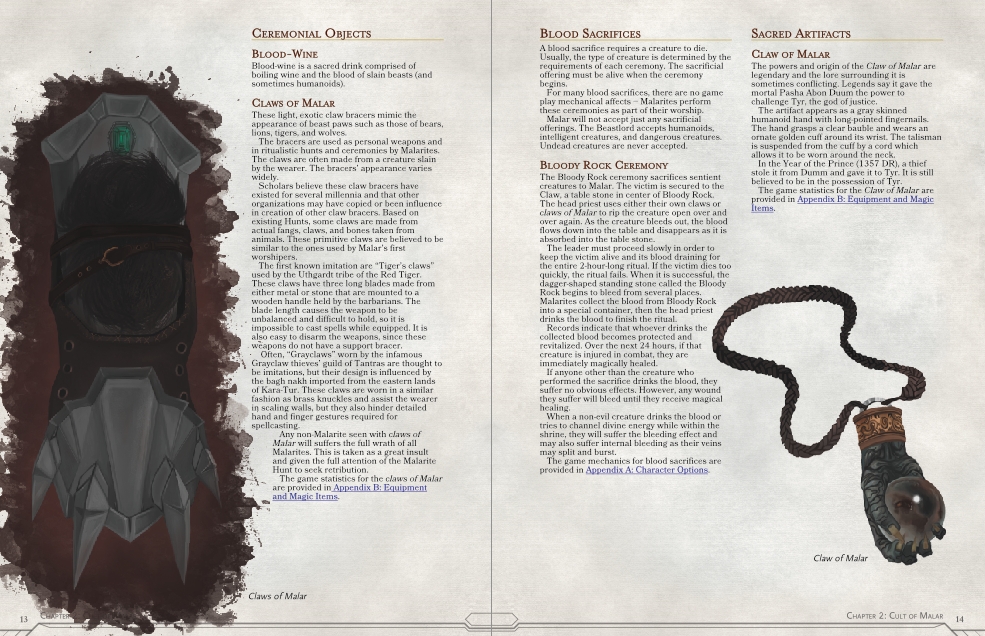 Malar: The Beastlord Compendium – Tatoskok Studios